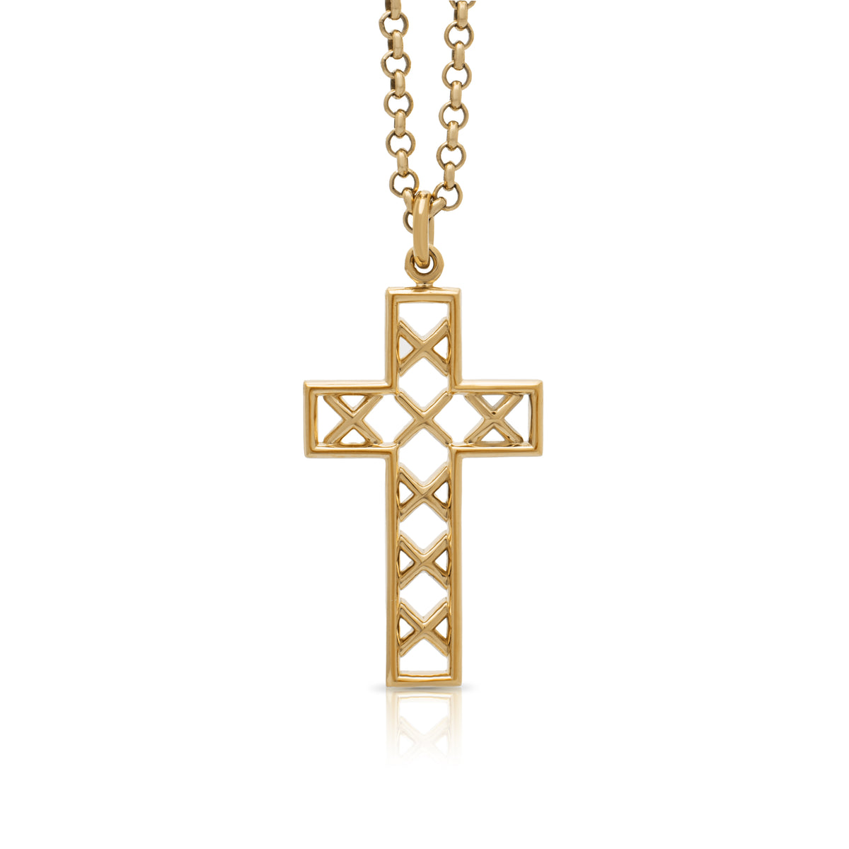 Gold Crucifix Pendant