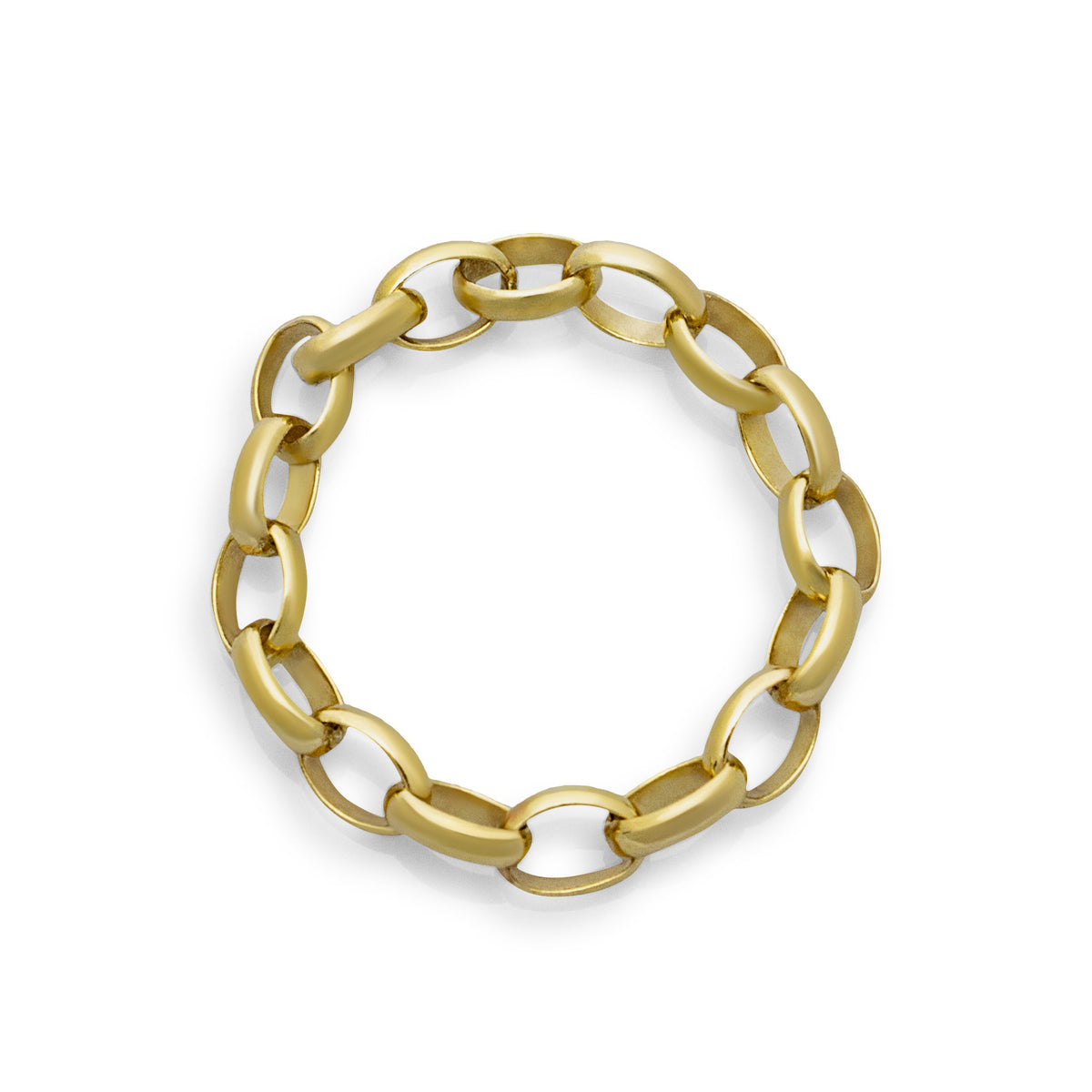 Gold Chain Ring | Delicate and Comfortable | Serena Ansell Jewellery